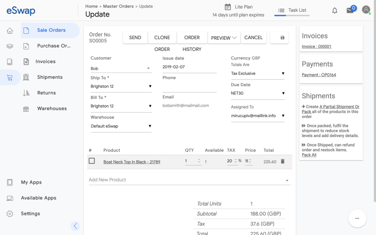 eSwap | Multi-Channel Inventory, Order and Shipping Management Software - eSwap