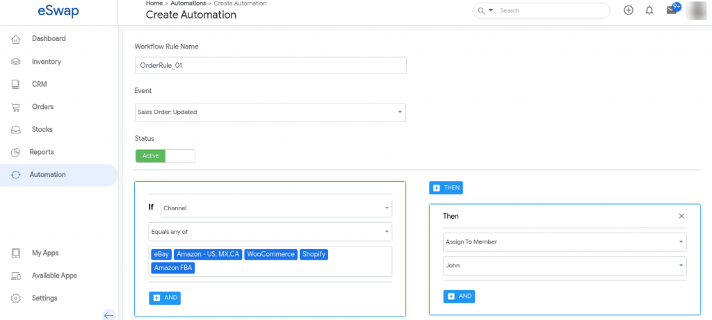 How to Use Automation (with examples and images) - eSwap